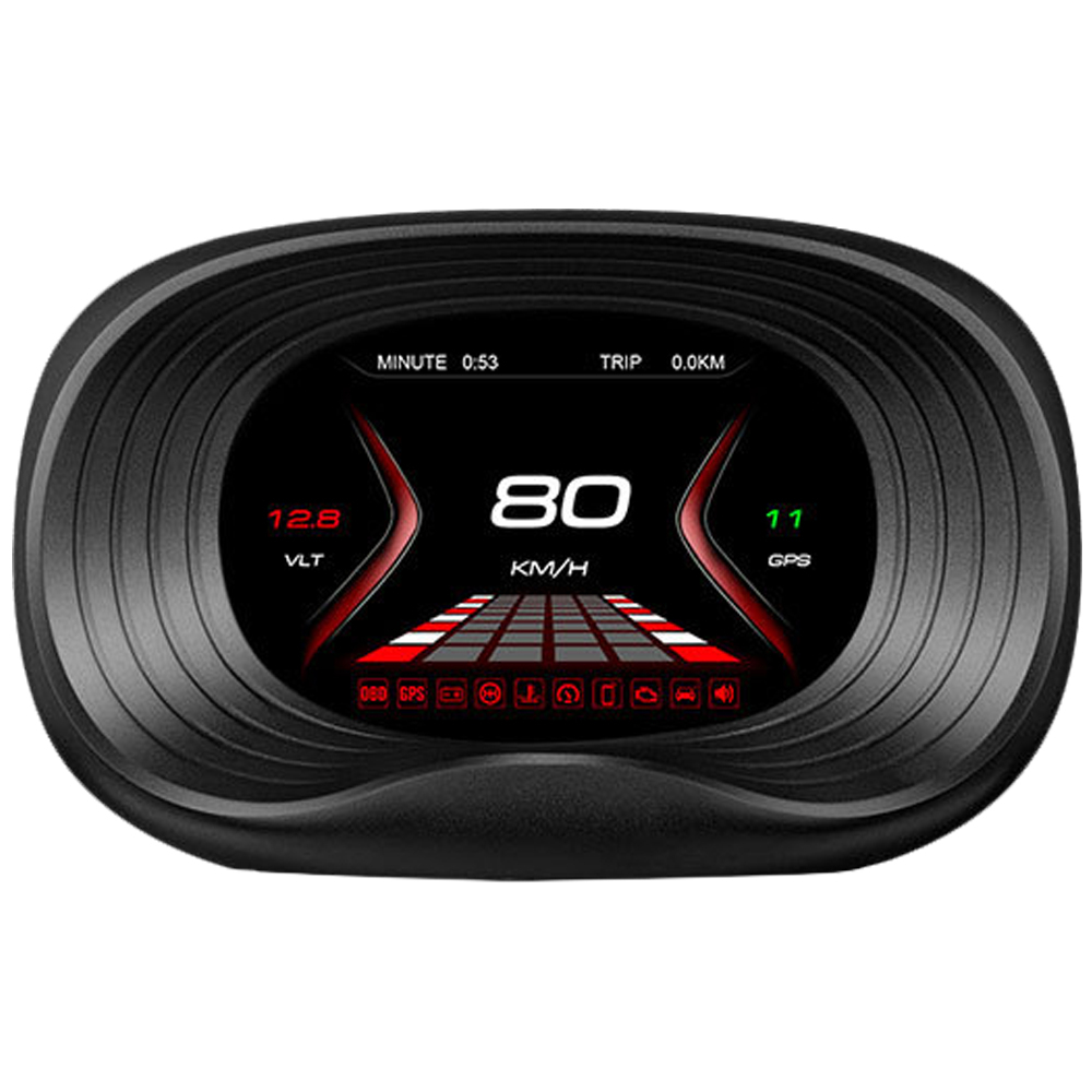 台灣現貨 OBD行車HUD抬頭顯示器 OBD系統 即時數據顯示 介面切換 即插即用 | 蝦皮購物