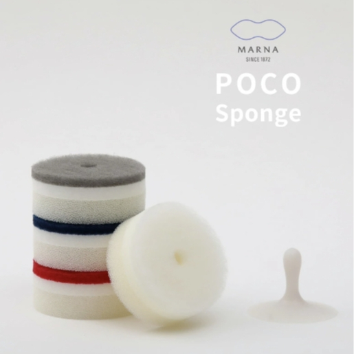 清潔海綿 日本直送【日本MARNA】POCO 圓形清潔海綿 附吸盤菜瓜布【FONG 豐選物】 | 蝦皮購物