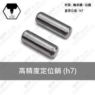【勝豐精密】高精度定位銷(h7) SUJ2 軸承鋼 白鐵 不鏽鋼 圓棒 軸承滾針 插銷 固定銷 圓柱銷 平行銷 | 蝦皮購物