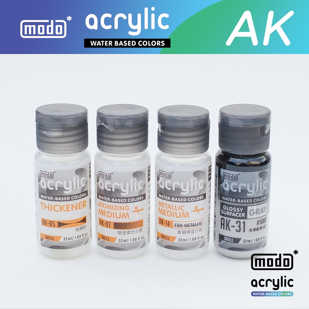 [从人] 摩多 modo NEO 新版 水性漆 AK 系列 助劑 2024新版 改版 | 蝦皮購物