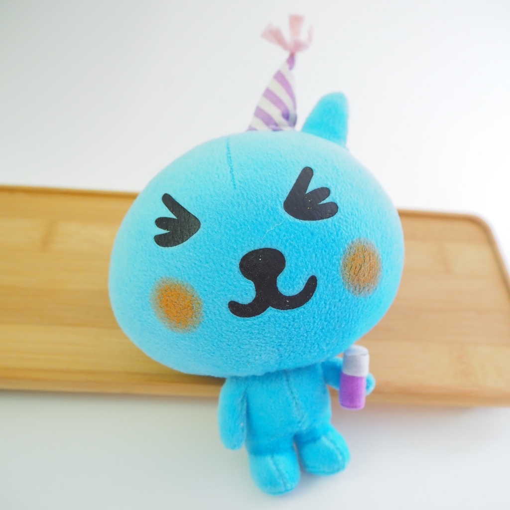 全新 2005年 qoo 有種果汁真好喝 藍色 布偶 懷舊 早期老物品味童趣收藏 租借 | 蝦皮購物