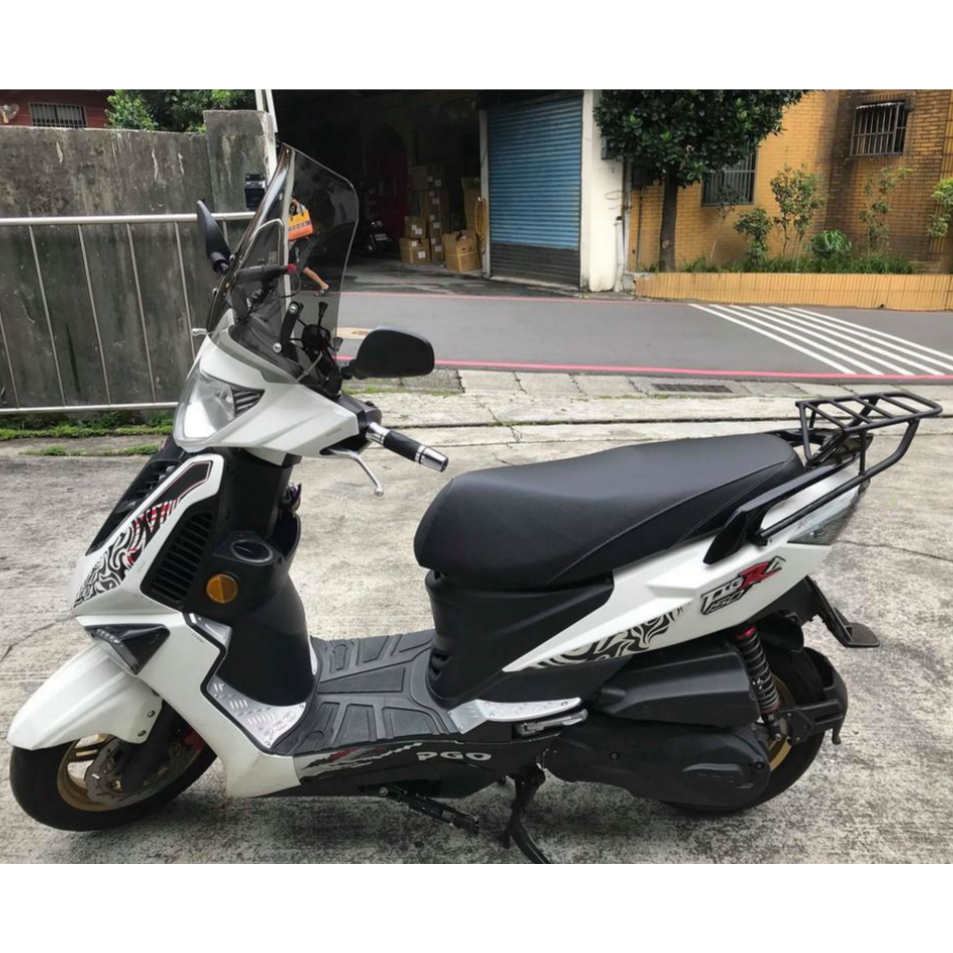 【現貨】PGO TIGRA 125/150 加強版 後箱架 後鐵架 後置物箱架 後架 飆虎 彪虎漢堡架 地瓜 免拆扶手 | 蝦皮購物