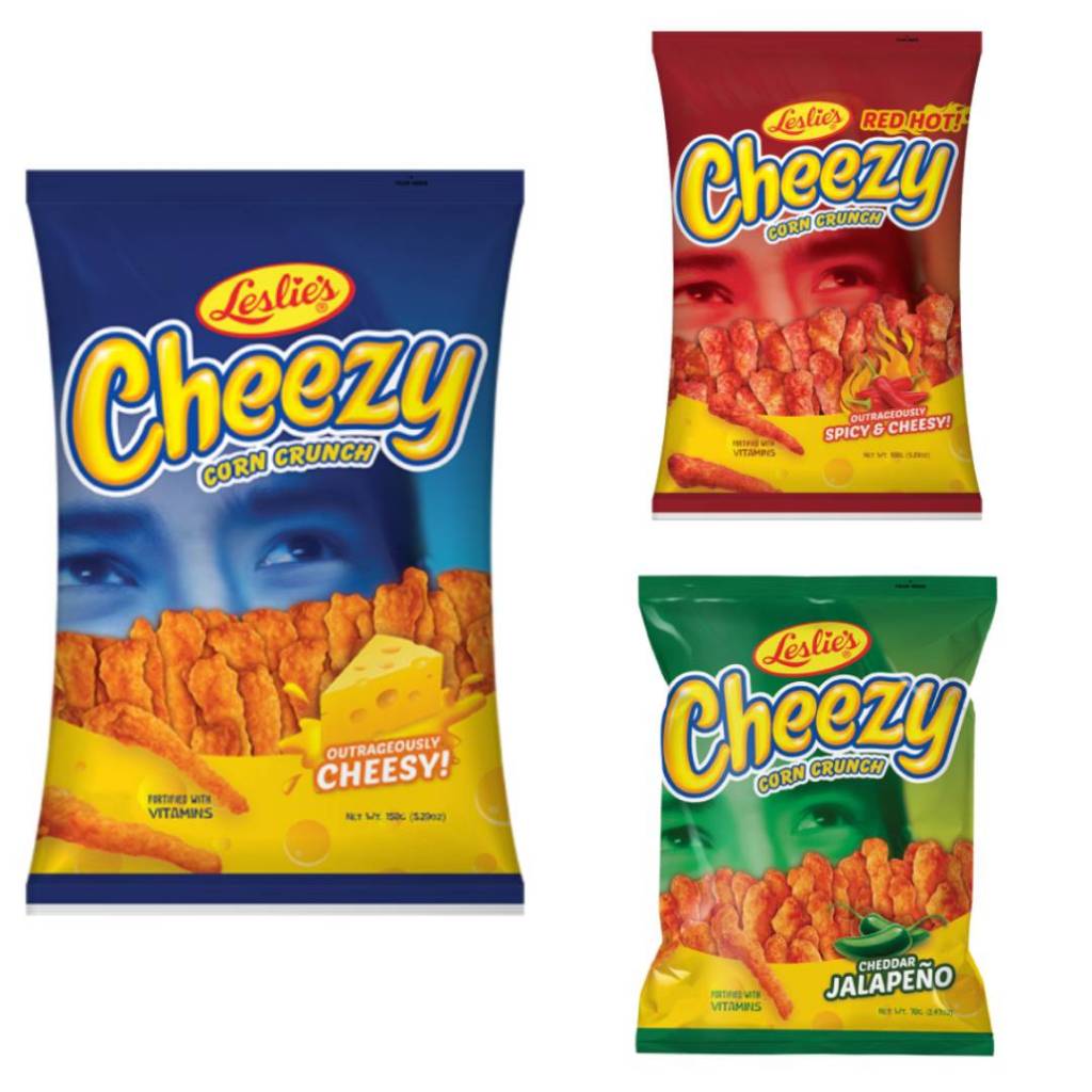 菲律賓 Leslie's Cheezy 起司 火辣 玉米片 玉米 脆片 Corn Crunch 70G | 蝦皮購物