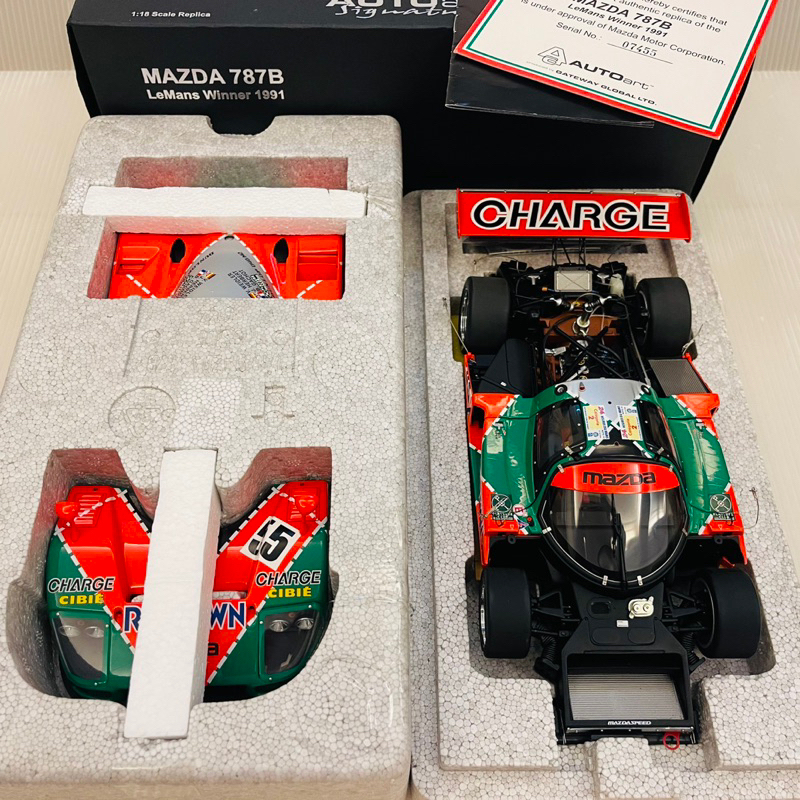【年輕人講武德模型店】1/18 Autoart Mazda 787B lemans winner 1991 | 蝦皮購物