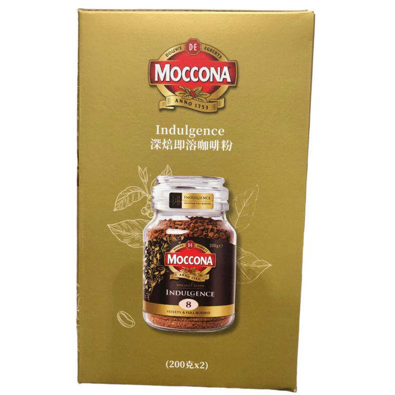 Moccona Indulgence 經典 深培 即溶 咖啡粉 200g/入（分購1入/ 2罐組）深焙 滑順醇厚 好市多 | 蝦皮購物