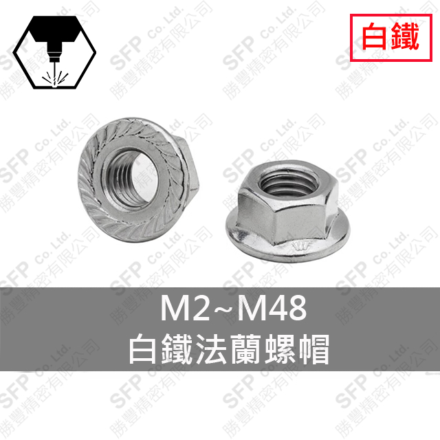 【勝豐精密】白鐵 法蘭 螺帽 M3-M48 公制 防滑 U型螺絲 管夾 突緣 304 不銹鋼 螺母 自動化 設備 | 蝦皮購物