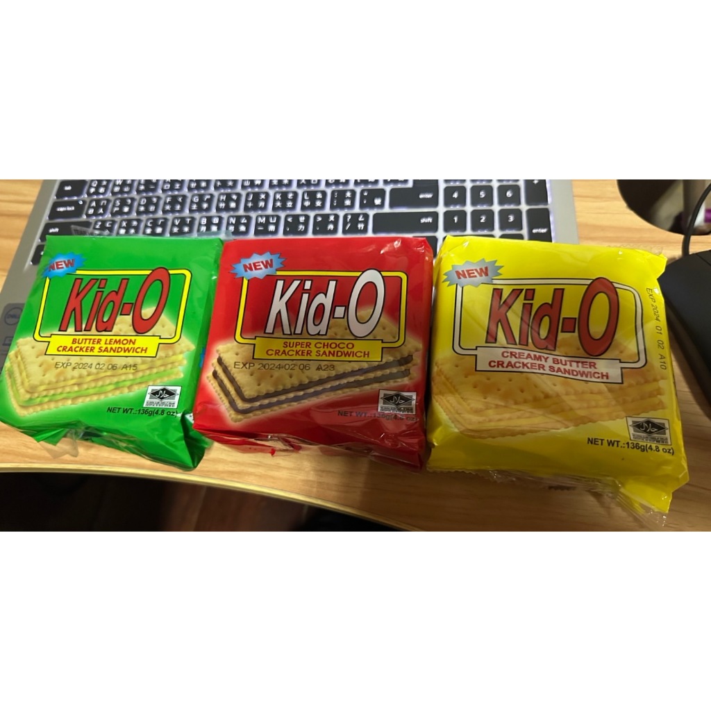 KID-O三明治餅乾 奶油/巧克力/檸檬136G | 蝦皮購物