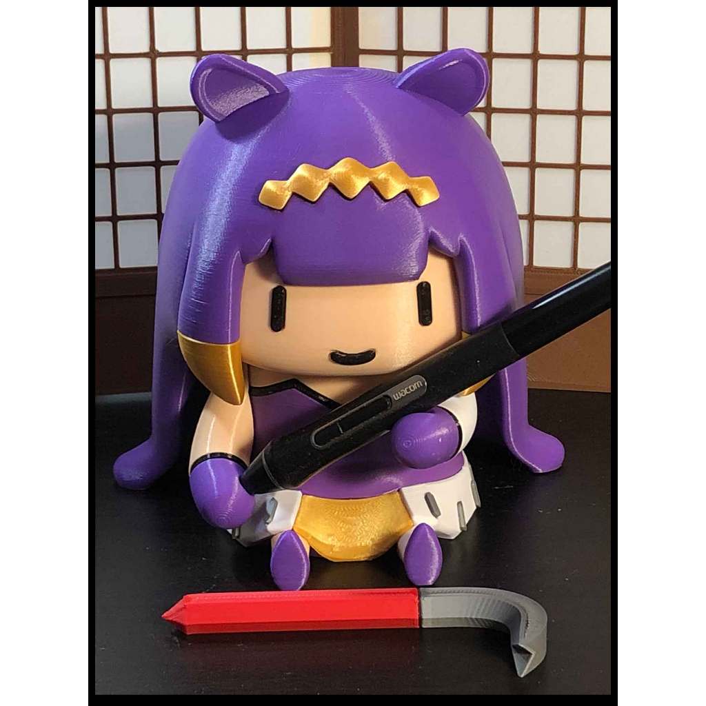 【下單製作】3D列印 HololiveEn HoloMyth Smol Ina Wacom 筆座 公仔 人偶 | 蝦皮購物