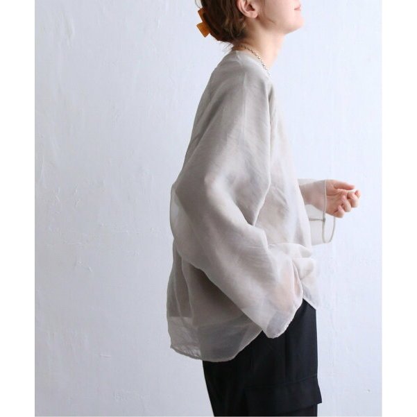 DoReFe | 預購 日本代購 小眾日牌 單穿就很仙氣感 透明紗 長袖T恤 薄紗長T 長袖上衣 | 蝦皮購物