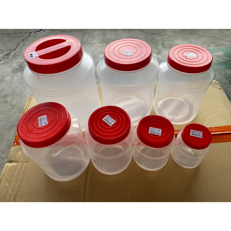 台灣製造 乃勤安心透明桶 梅子桶 3L 5L 8L 透明罐 收納罐 收納桶 零食罐 | 蝦皮購物