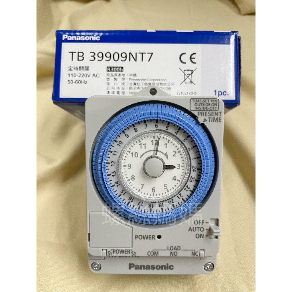 【蝦皮代開發票】Panasonic國際牌定時器TB39909 24小時計時器 乾接點式 含停電補償300h | 蝦皮購物