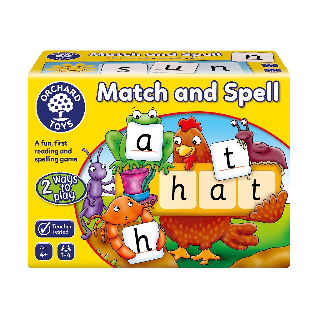 【英國Orchard Toys】桌遊-拼字讀音 Match and Spell | 蝦皮購物