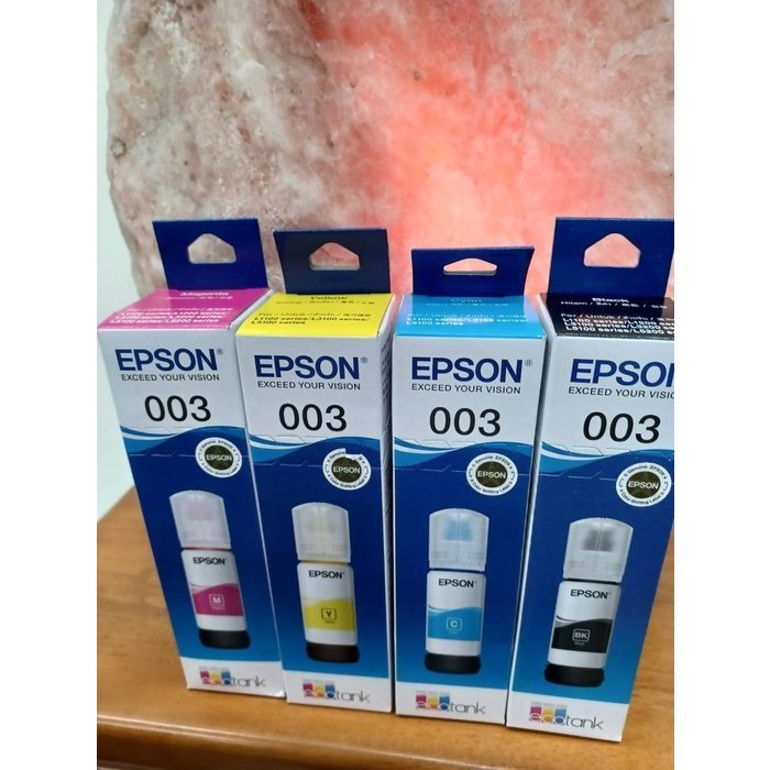 EPSON 003原廠T00V100黑T00V200藍色T00V300紅色T00V400黃L1110、L3110、L31 | 蝦皮購物