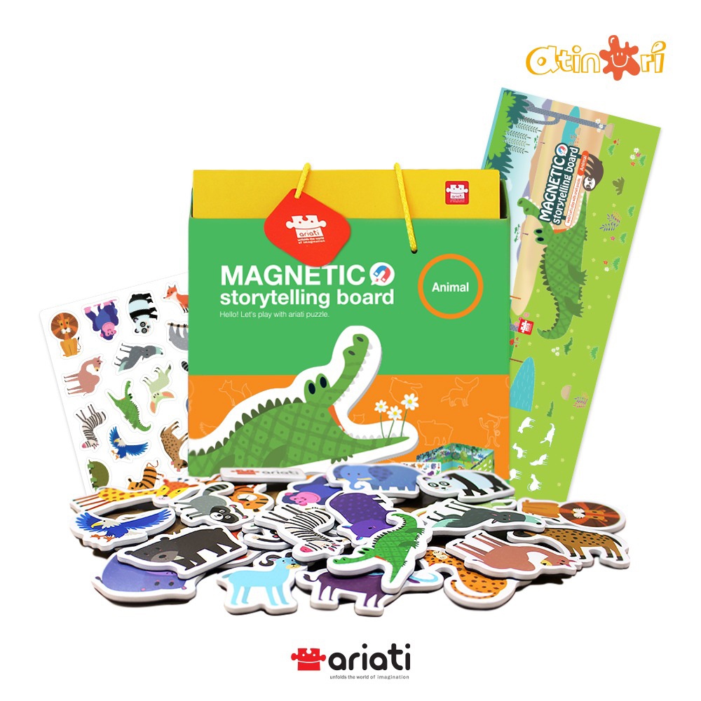 韓國 Magpia x Ariati 磁性故事遊戲板-野生動物MRMP-091 | 蝦皮購物