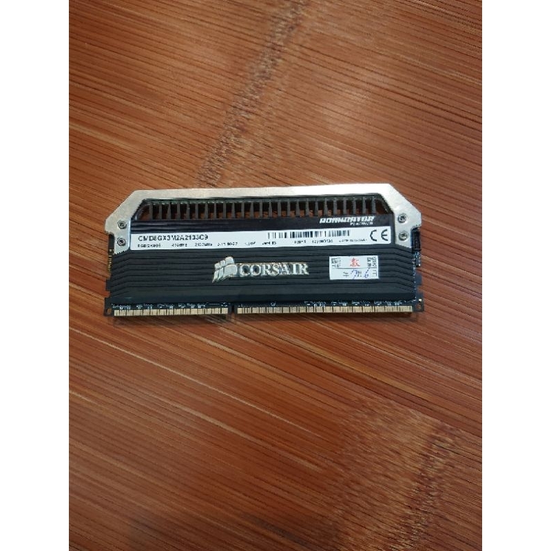 海盜船corsair ddr3 2133MHz 4G ram白金統治者記憶體 只有1支 | 蝦皮購物