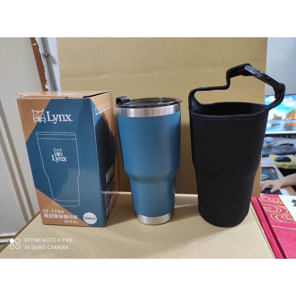 (台北雜貨店) 美國品牌 Lynx 山貓 304真空環保隨行杯 (900ml) 一體成型 | 蝦皮購物