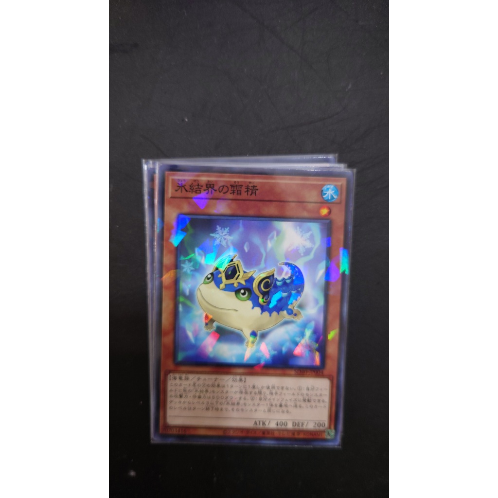 [ PM本舖 ] 日版 遊戲王 SD40-JP004 冰結界的霜精 碎鑽 | 蝦皮購物