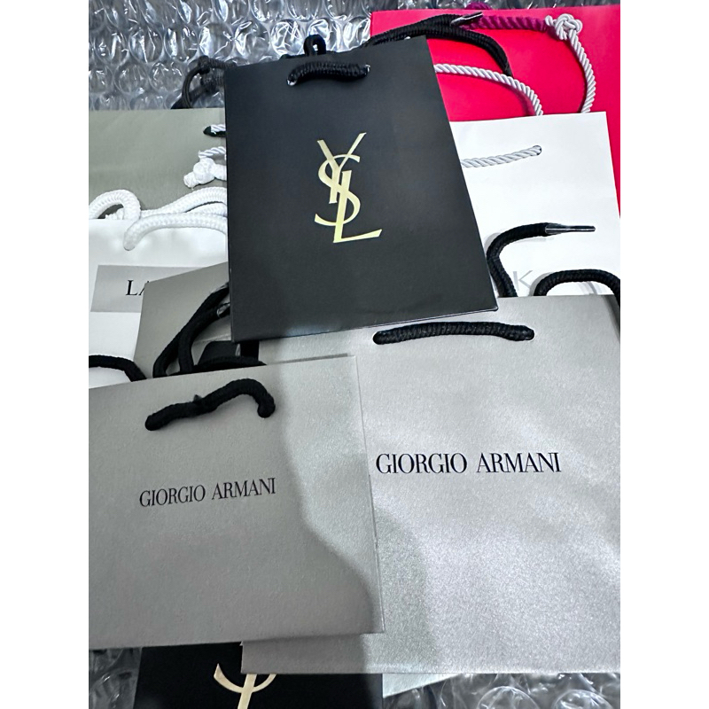 YSL/亞曼尼/蘭蔻/SK -II/RMK/朵法 全新專櫃紙袋 | 蝦皮購物