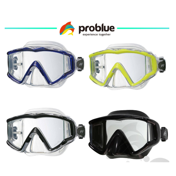 全新正品【IDiver海怪水下】Problue - 超廣角矽膠三面鏡｜水肺潛水 面鏡 觀景 | 蝦皮購物