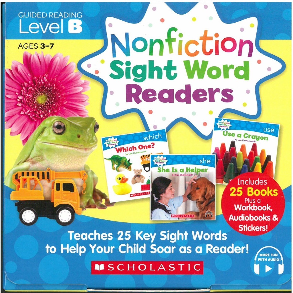 Nonfiction Sight Word Readers B 盒組25本(有聲) / Scholastic出版社旗艦店 | 蝦皮購物