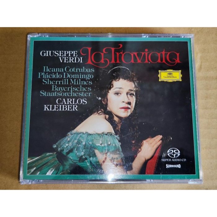 SACD Kleiber 小克萊巴 Verdi 威爾第 La Traviata 茶花女 巴伐利亞國家管弦 DG | 蝦皮購物