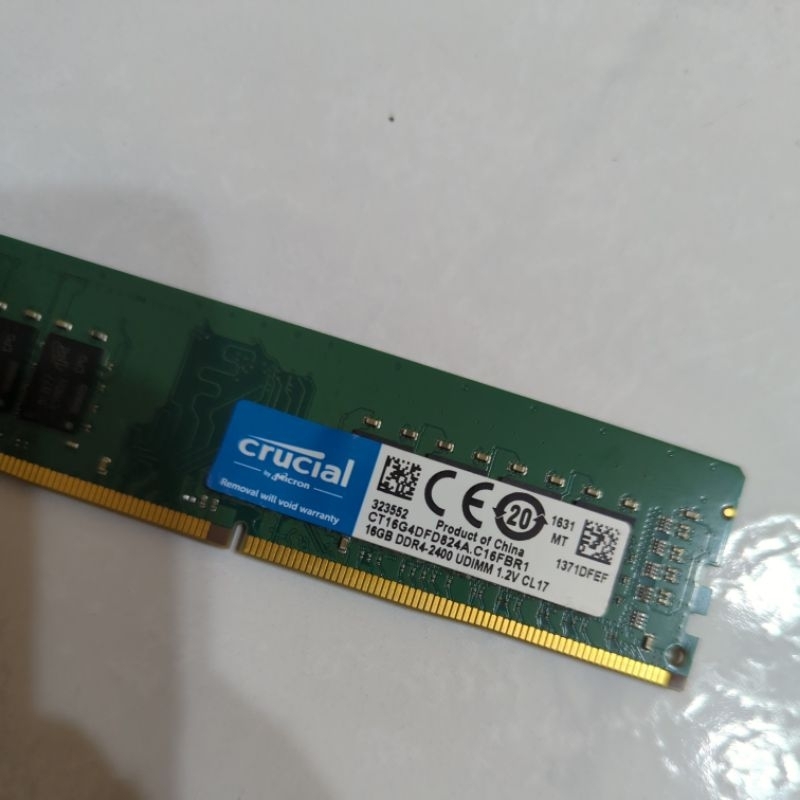 Crucial DDR4-2400 16GB RAM | 蝦皮購物