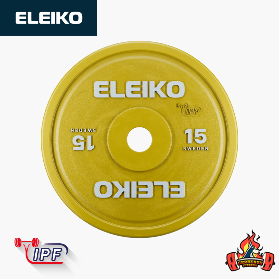 【豐萬－ELEIKO台灣獨家代理】15kg鑄鐵槓片（IPF國際認證） | 蝦皮購物
