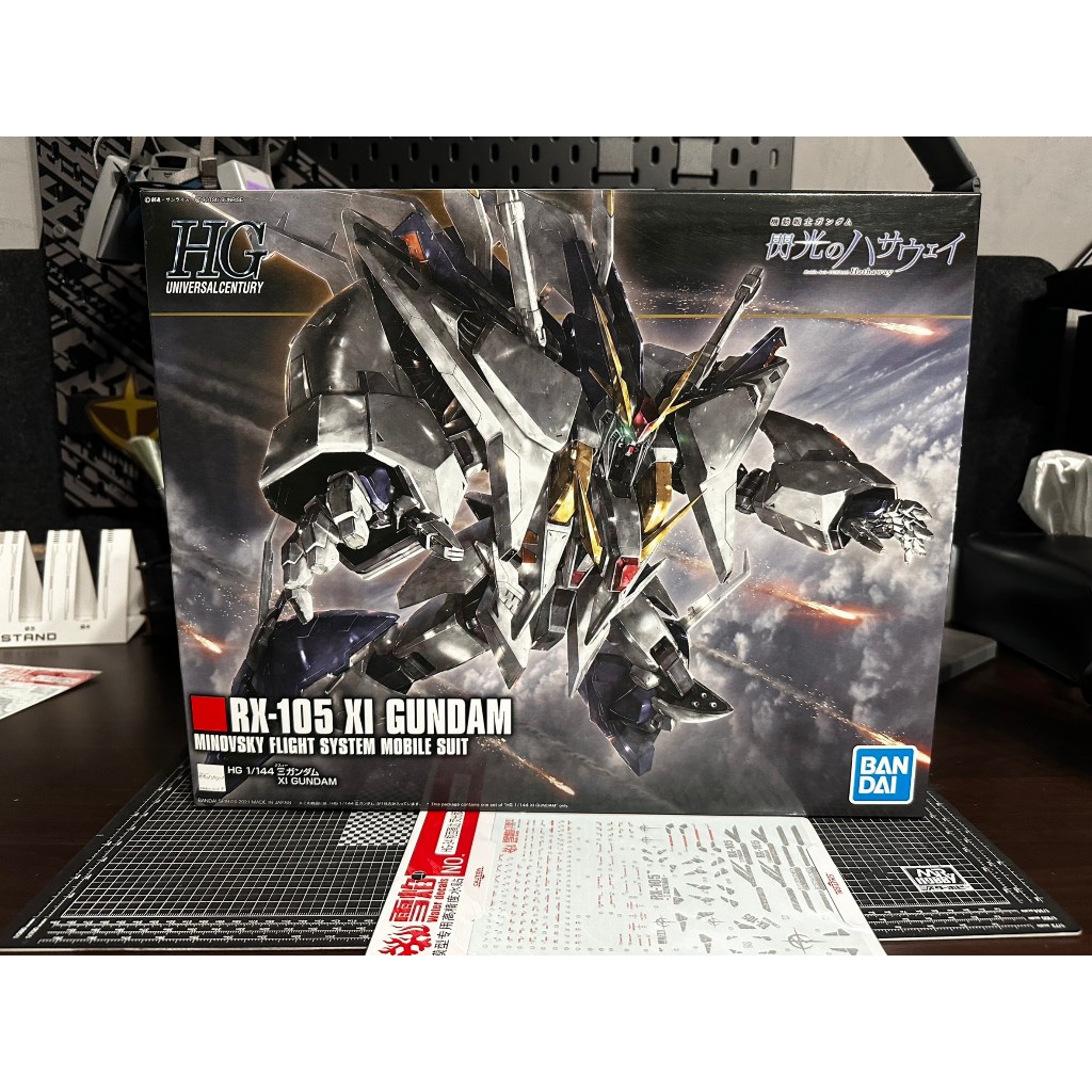 萬代 HGUC RX-105 XI GUNDAM Ξ鋼彈 XI鋼彈 閃光的哈薩威 附水貼 | 蝦皮購物