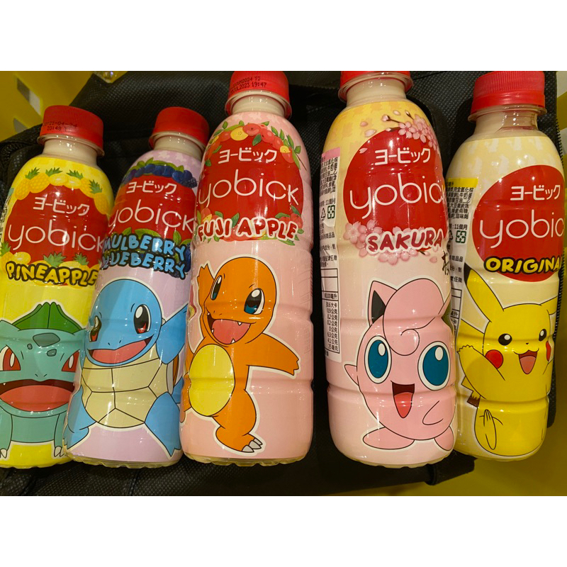 Yobick 寶可夢 乳酸菌飲料 櫻花 桑葚藍莓 鳳梨310ml | 蝦皮購物