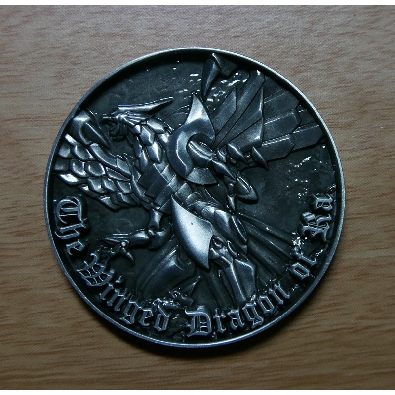 神購-遊戲王 LOPPI 25th 紀念 25DS-JP001 太陽神的翼神龍 紀念幣 硬幣 全新未使用 | 蝦皮購物