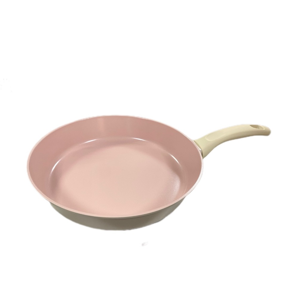 【NEOFLAM不沾鍋】粉色 不沾平底鍋 平底鍋 平底炒鍋28cm 2.5L不沾鍋 無鍋蓋 電磁爐可使用 | 蝦皮購物