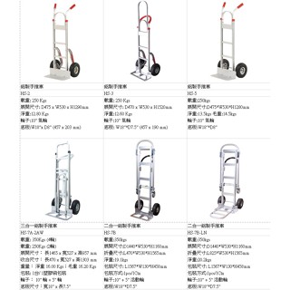 台灣製造 三合一鋁製手推車 HS-7A-2AW 搬運車 物流車 工作車 搬貨推車 推車 搬貨拉車 拉貨車 手推車 | 蝦皮購物