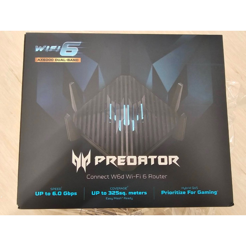 Predator Connect W6d 雙頻AX6000 Wi-Fi 6 電競路由器(分享器) | 蝦皮購物