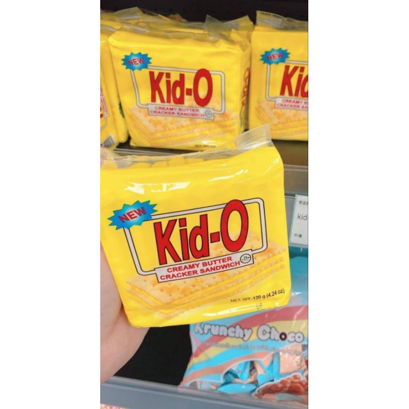 ⭐現貨不用等 衝銷售 最便宜 最划算 ⭐ Kid-O 日清奶油夾心餅三明治餅乾 奶油風味 1包8入 136g 奶素 | 蝦皮購物