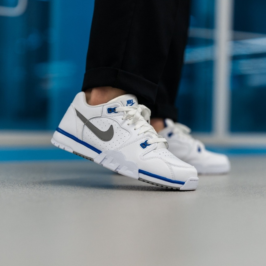 ☆CHIN代購☆ Nike Cross Trainer Low 白底黑勾 白藍 皮革 CQ9182-106 男鞋 現貨 | 蝦皮購物