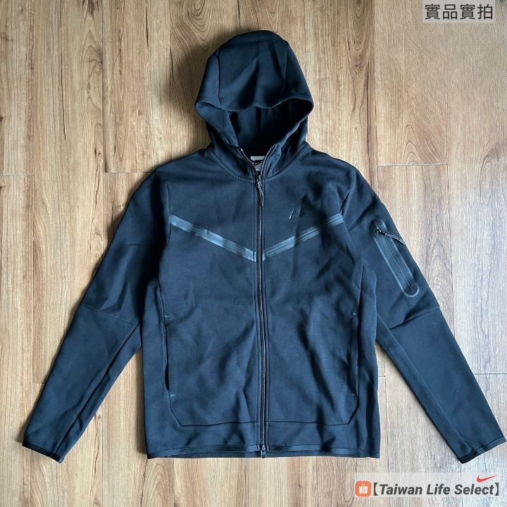 ★6折↘1890元!NIKE TECH FLEECE 科技棉 全長式拉鍊 連帽外套 黑 男 CU4490-010 | 蝦皮購物