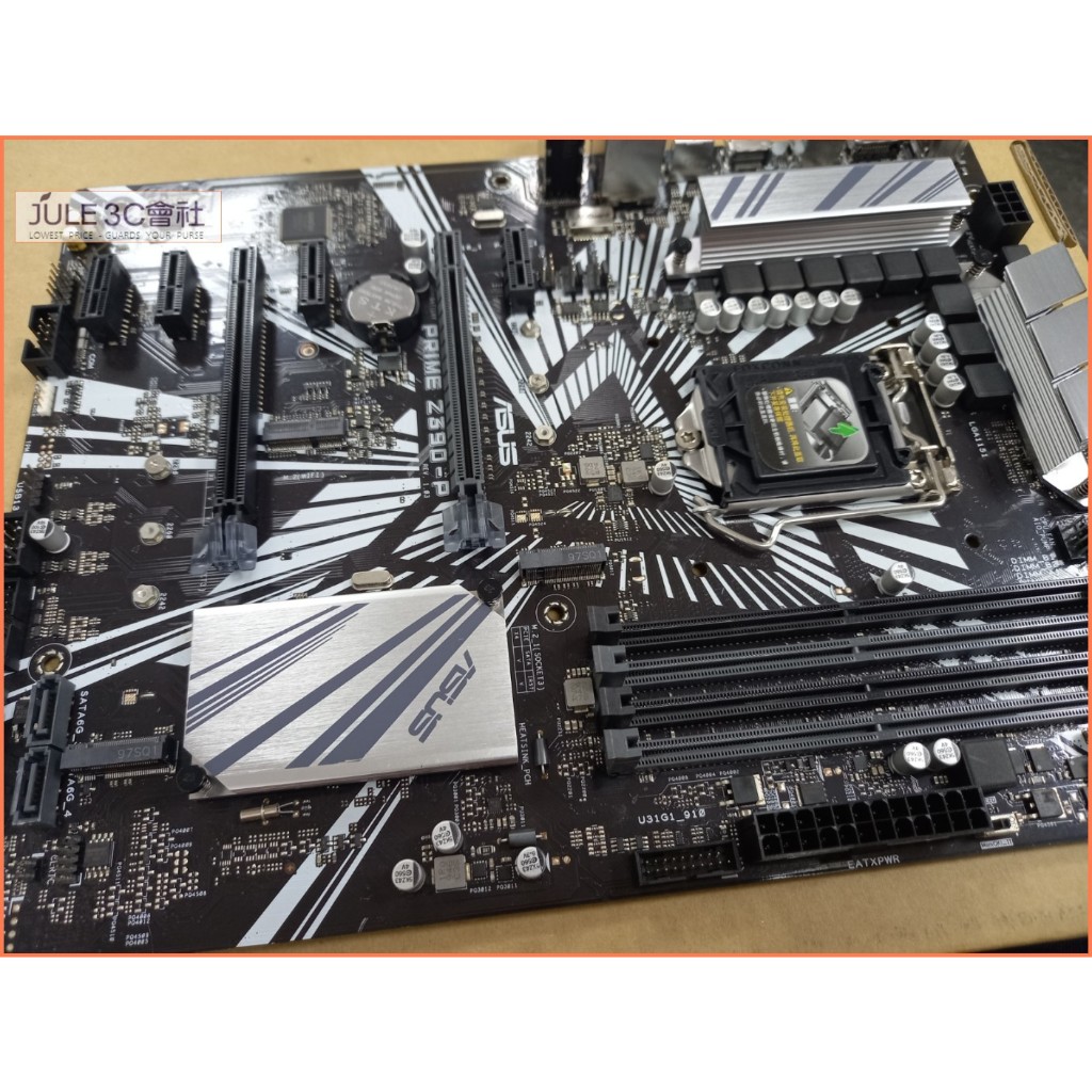 JULE 3C會社-華碩 PRIME Z390-P Z390/八九代/5X 防護/雙M2/良品/ATX/1151 主機板 | 蝦皮購物