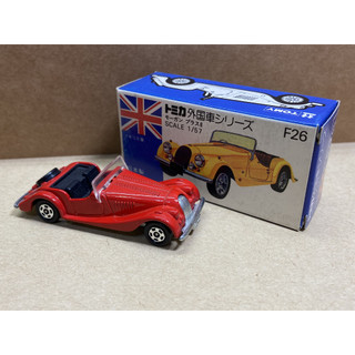 Tomica 日本製 藍盒 no.F26 MORGAN PLUS 8 紅色 骨董車 老爺車 敞篷車 絕版 | 蝦皮購物