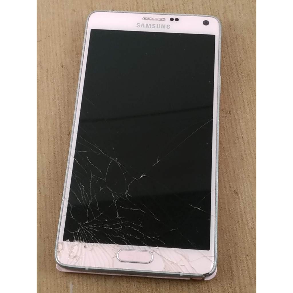 螢幕破裂 三星 SAMSUNG Galaxy Note4 SM-N910U 粉 故障機/零件機 Note 4 | 蝦皮購物