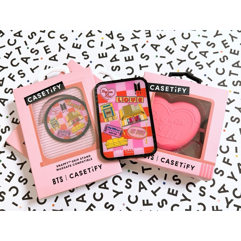 🖤CASETiFY🖤BTS Boy With Luv Snappy™ 卡套支架 磁吸卡套支架 | 蝦皮購物
