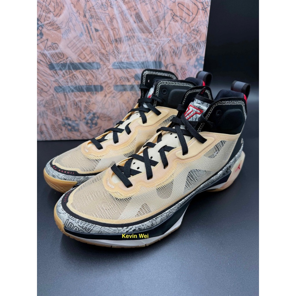 Air Jordan XXXVII TATUM 37 棕 Tattoos DZ0812-200 籃球鞋 US10 | 蝦皮購物