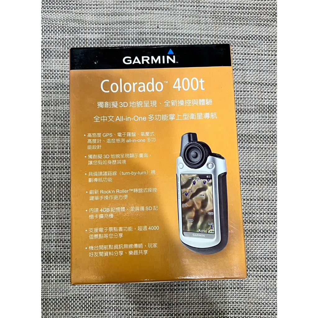 【手機寶藏點】Garmin Colorado 400t 多功能掌上衛星導航機 中文版 附上說明書 特價中 睿 | 蝦皮購物