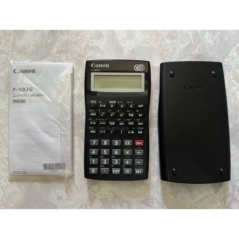 Canon F-502G f502g f-502g 國營 工程計算機 佳能 複數 | 蝦皮購物