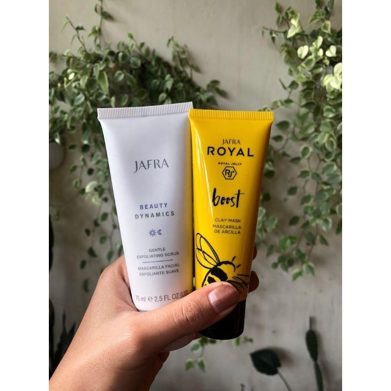 Jafra scrub dan jafra royal boost mask | 蝦皮購物