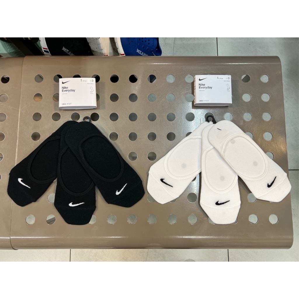七折 NIKE Lightweight 三雙一組 隱形襪 後跟止滑 型號 SX4863-010 SX4863-101 | 蝦皮購物