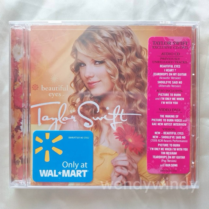 Taylor Swift 泰勒絲- Beautiful eyes CD USA Version | 蝦皮購物