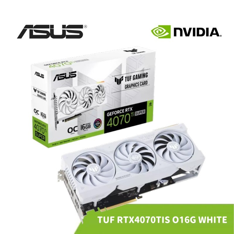 ASUS 華碩 TUF RTX 4070TIS O16G WHITE GAMING 顯示卡 | 蝦皮購物