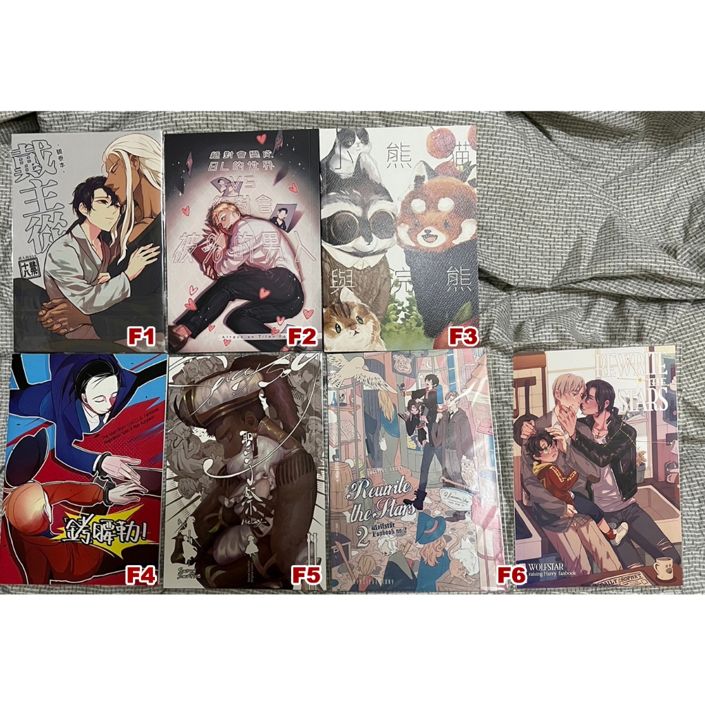 F區 海賊王 索香索 十二國記 哈利波特 聖子祭 星際爭霸戰 BL同人本 CWT | 蝦皮購物