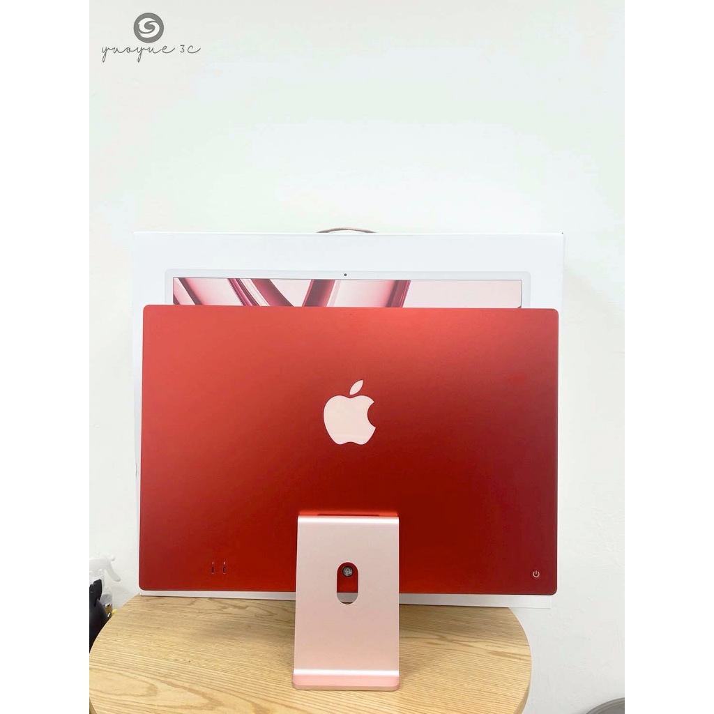 耀躍3c Imac 2023年 M3 24吋 A2874 8g 256g 8cpu 8gpu 紅 原廠保固中 限自取不寄 蝦皮購物