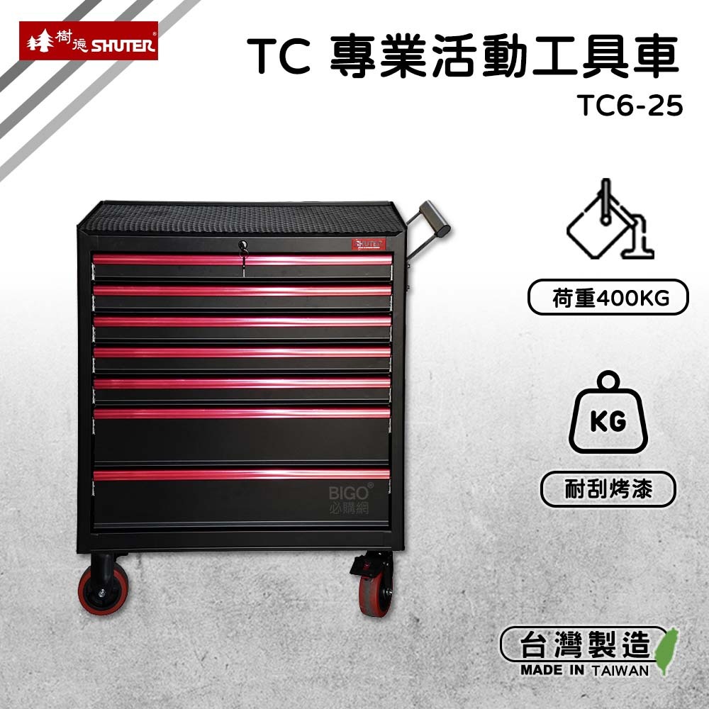 【台灣製造】 樹德 SHUTER 專業活動工具車 TC6-25 工具車 物料車 零件車 工作推車 作業車 置物收納車 | 蝦皮購物